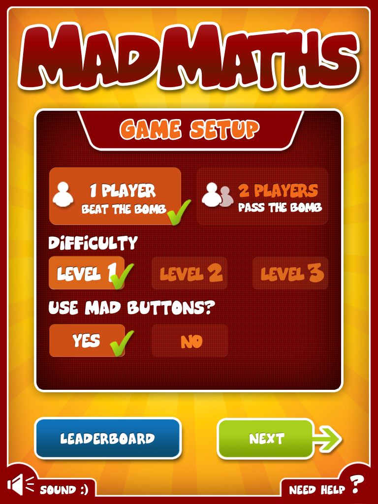 Mad Maths for iPhone and iPad | Enjoy improving your maths